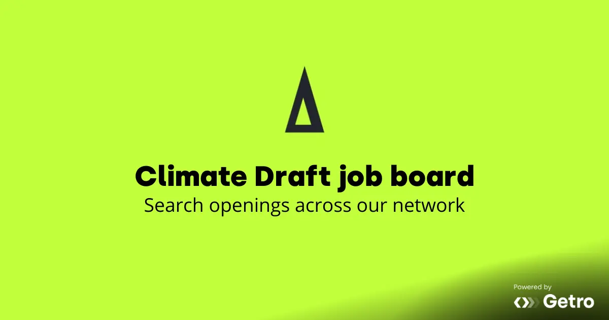 Jobs | Climate Draft Job Board